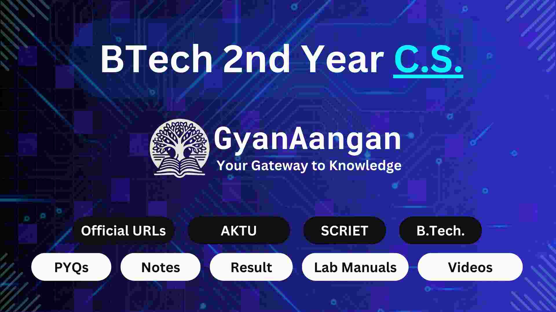 Computer Science 2nd Year - Gyan Aangan